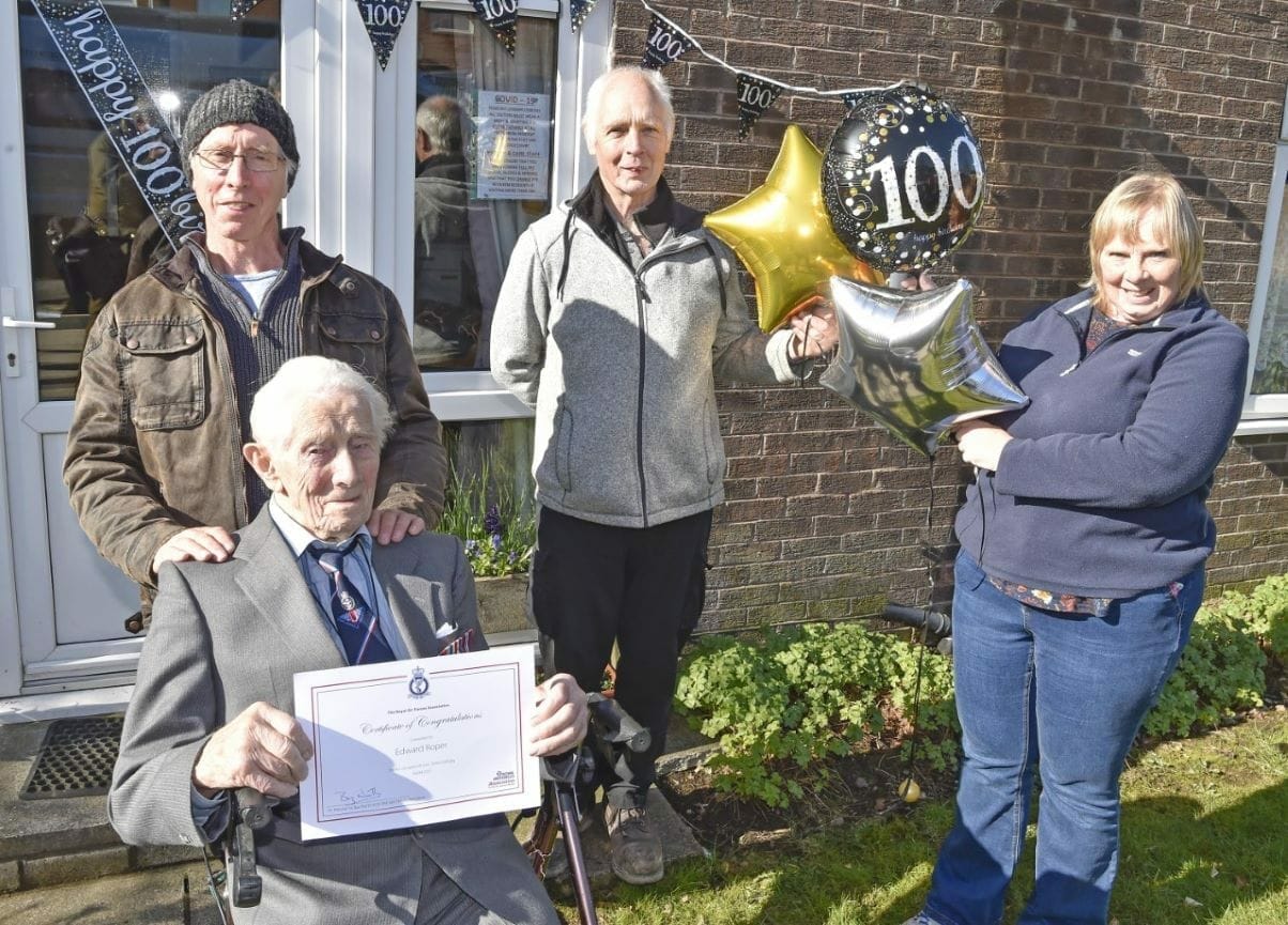 Ted Roper celebrates his 100th birthday in style - Cumberland and ...